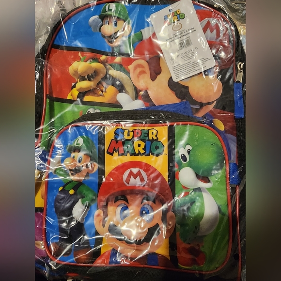 Bioworld | Accessories | Super Mario Boys Bioworld Backpack | Poshmark